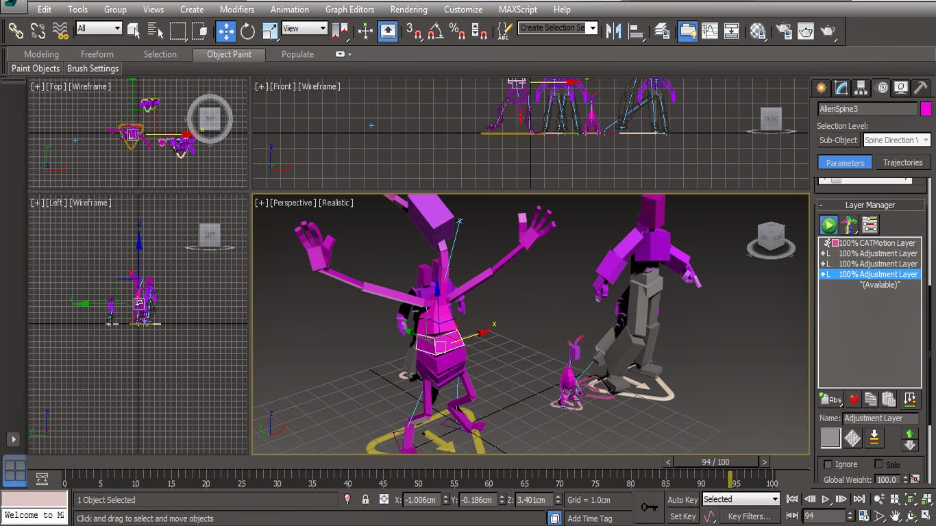 3D Animation - Bender and the Devil Robot: Week 6 - Animating a rig ...