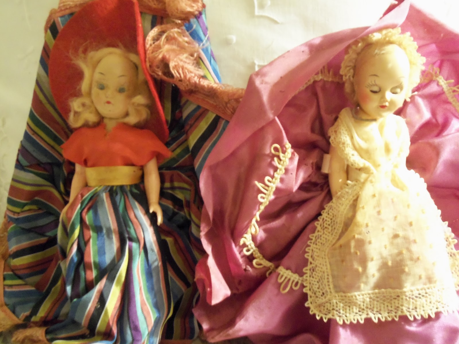 Rusty Pot Antiques: 8 Vintage Marcie dolls