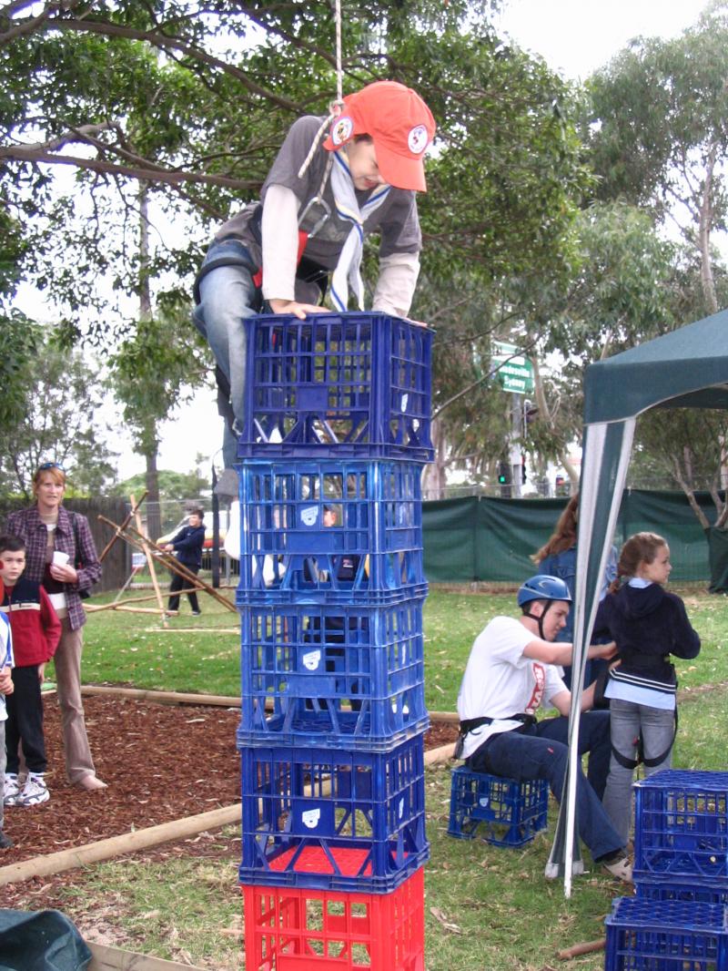 Coffs Harbour Scout Group Cubs Thursday 08 09 Crate Stacking