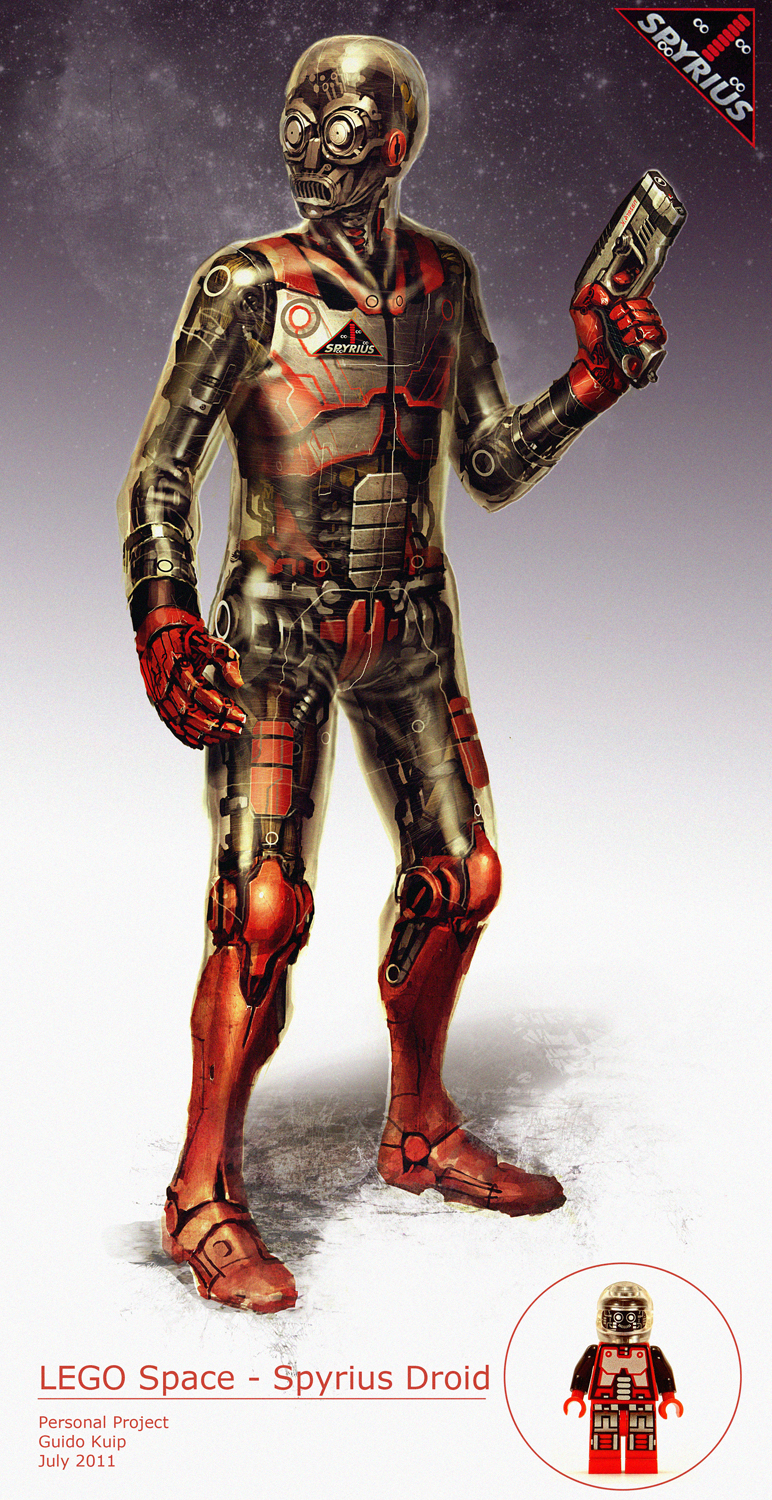 Toys and Bacon: Figure Friday: Lego Spyrius Droid