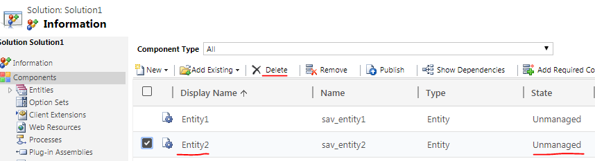 Dynamics Crm Dynamics Crm Delete Components From Managed Solution