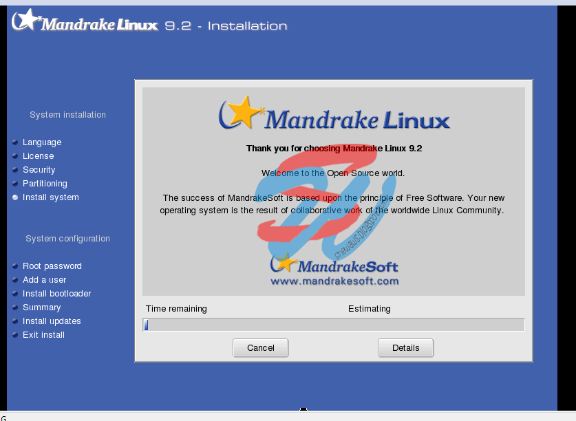 Cara Instal Mandrake Linux 9.2