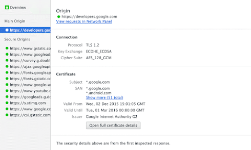 【HTTPS Everywhere】Google Chrome「デベロッパー ツール」に追加された「Security Panel」がとてつもなく便利 | Dégustation?: Sepia