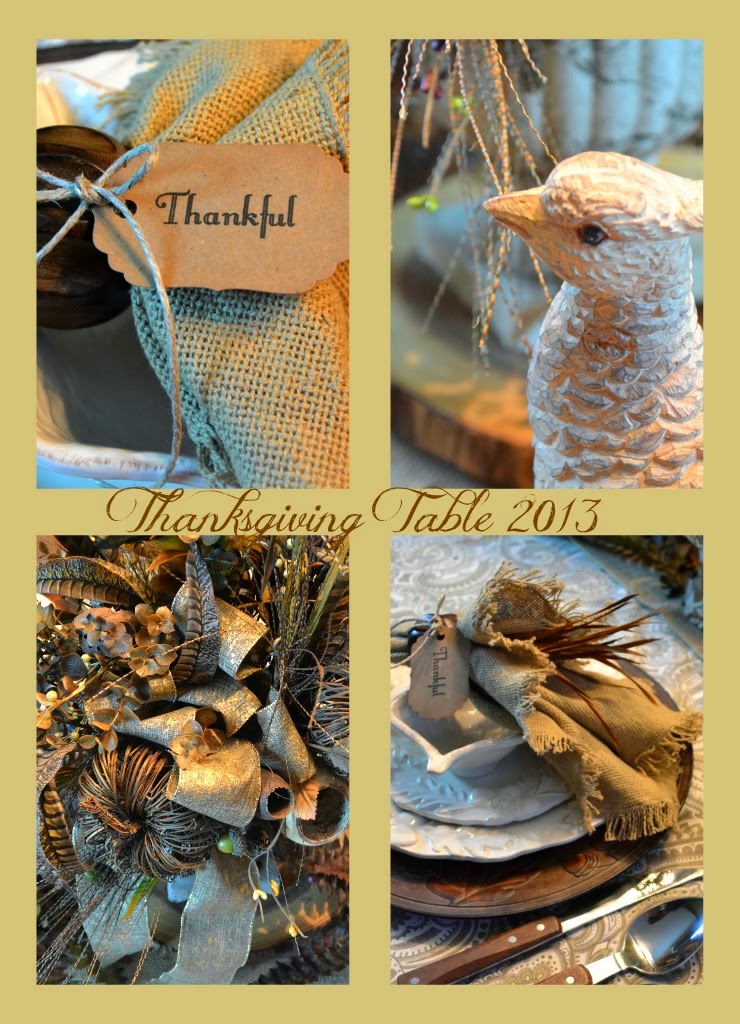 Thanksgiving Tablescape - Wishing you a Pheasant Holiday - Corner of ...