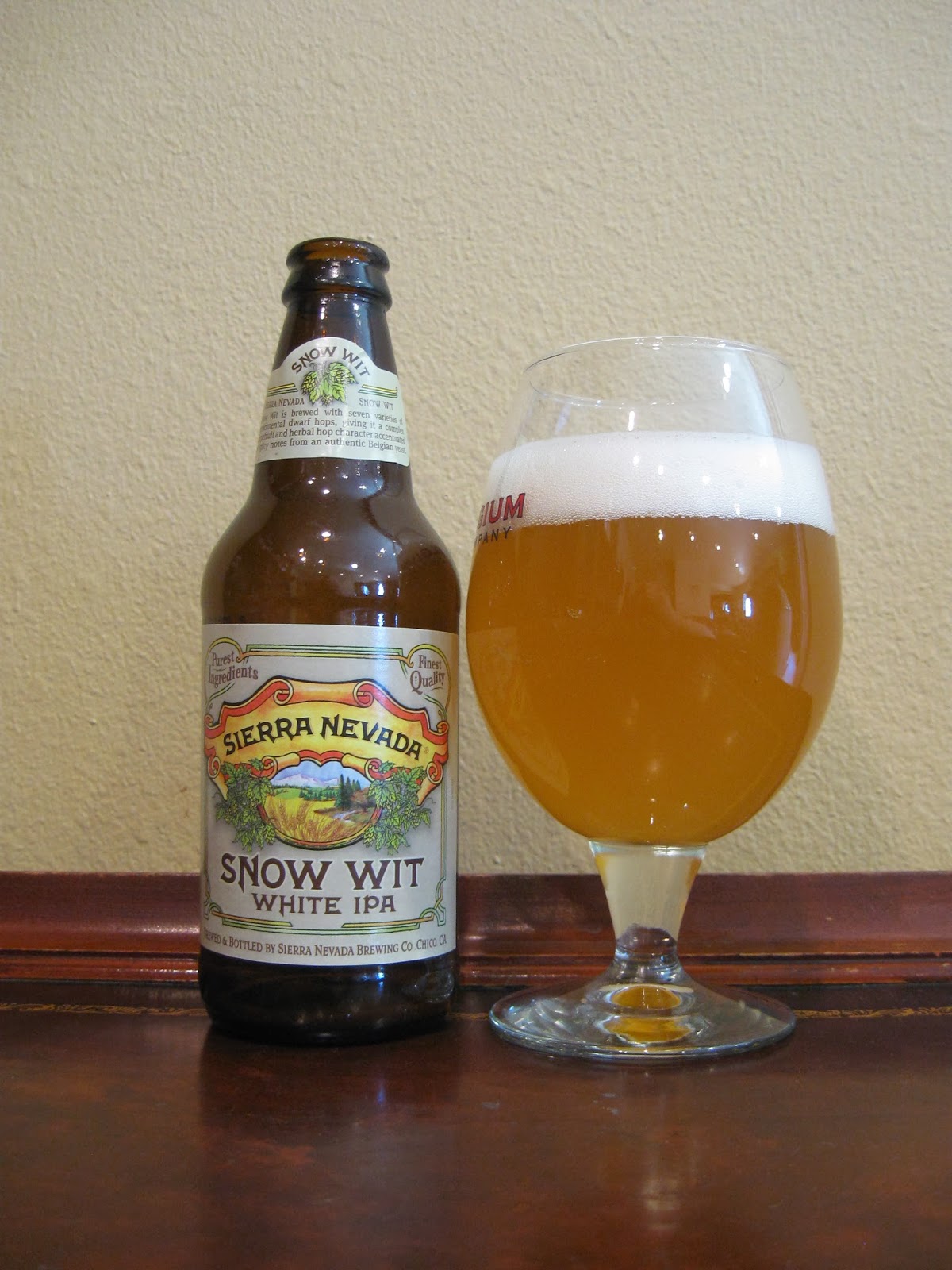Doing Beer Justice: Sierra Nevada Snow Wit White IPA