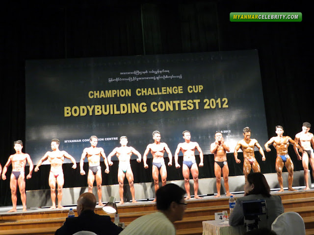 Body-Building Contest 2012 in Yangon, Myanmar