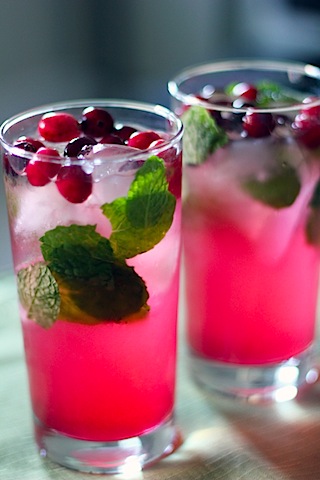 Cranberry Mojitos | DIY Christmas