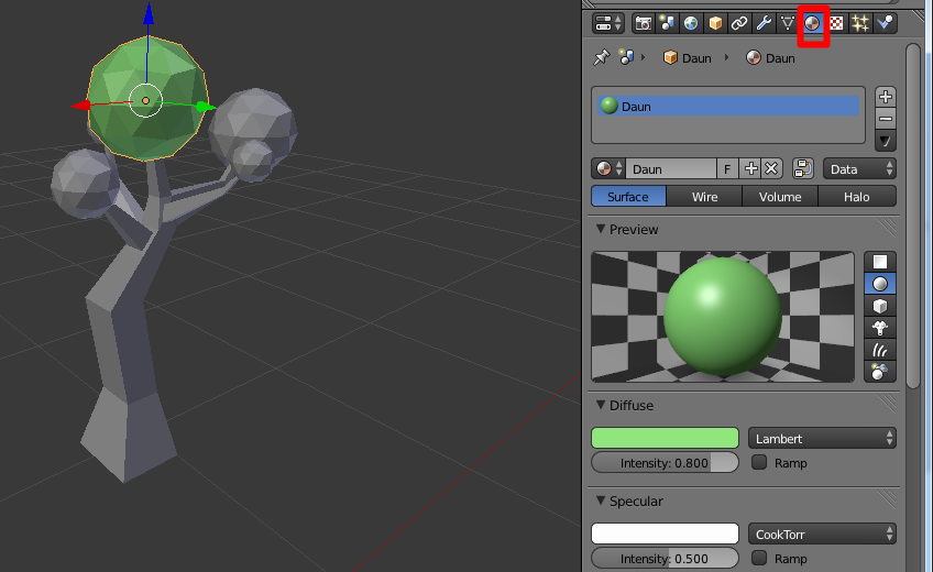 Blender Tutorial : Low Poly ~ Model Low Poly pada Blender [part 2]