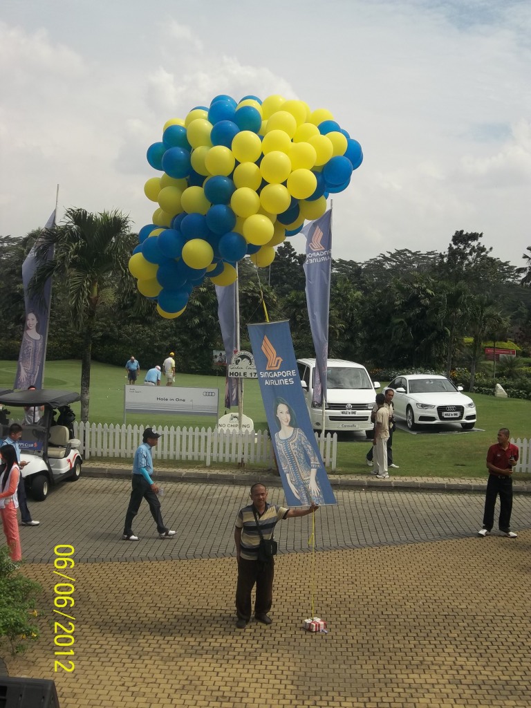 DEKORASI BALON: BALON GAS PELEPASAN PERESMIAN