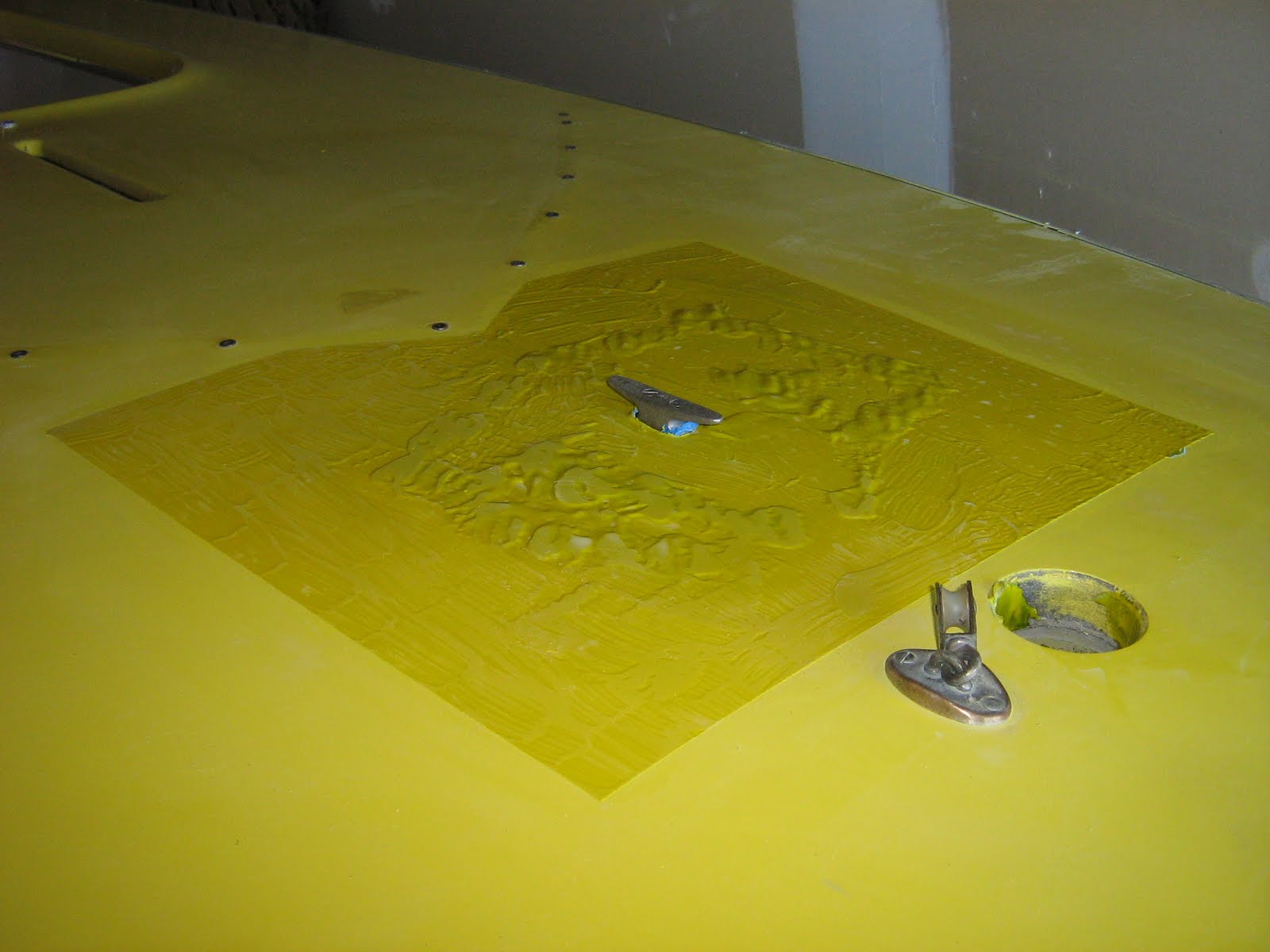 Classic Sunfish Sailboat: Gel Coat Fix/Repair The Sunfish Deck