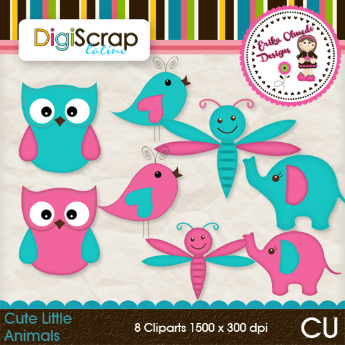 Magic Crafts: Cute Little Animals Clipart