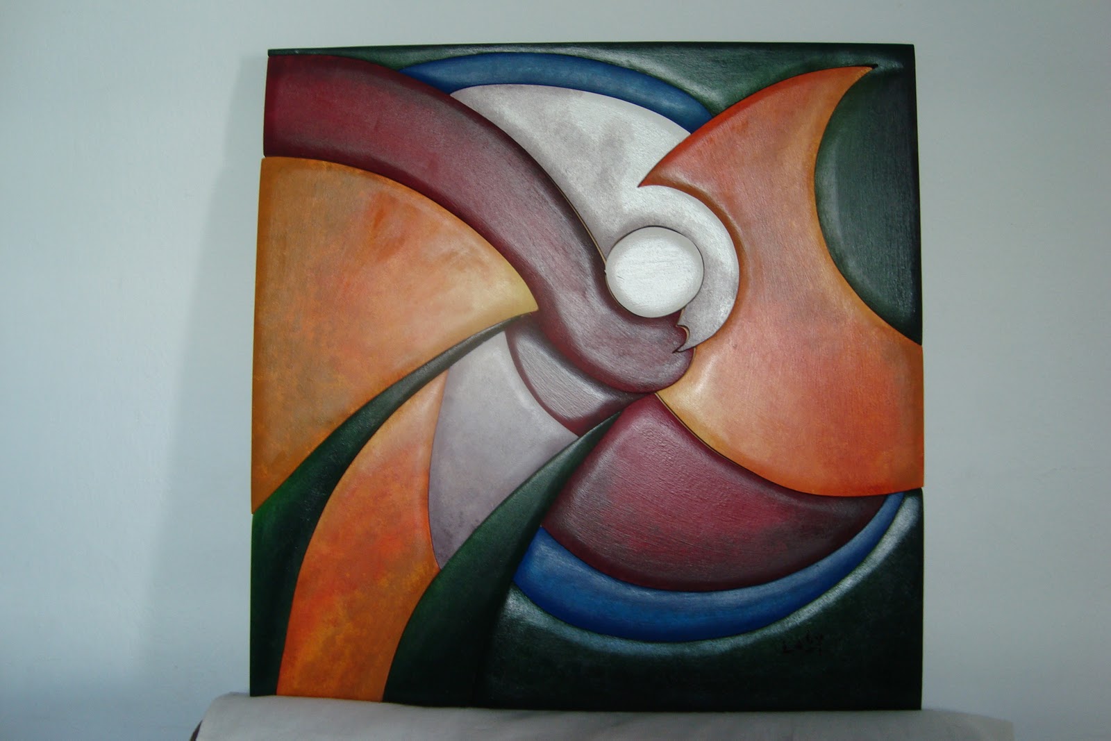 Entrenimiento y Arte Leticia: Abstracto. Pintura decorativa en relieve ...
