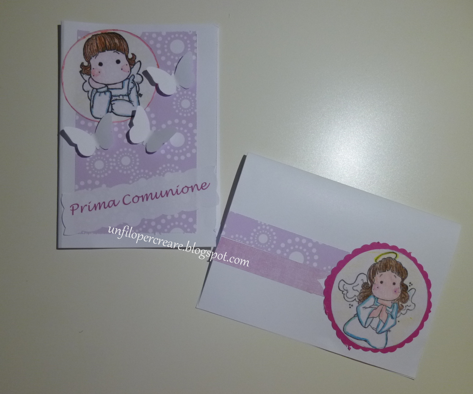 un filo per creare: Inviti Prima Comunione