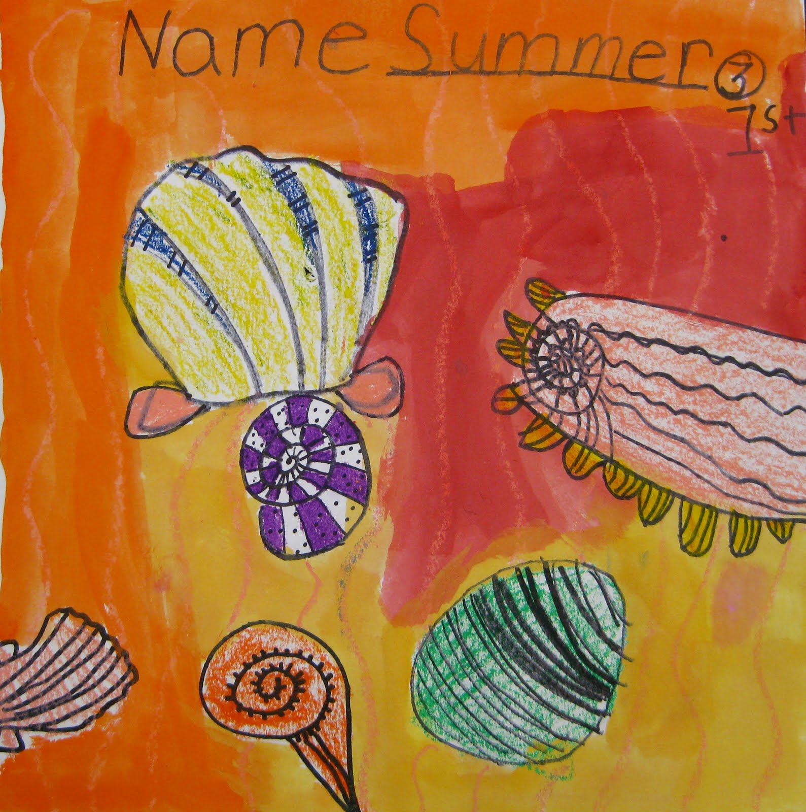 Briargrove Elementary Art Page: Nature Observations: Grades 1 and 2