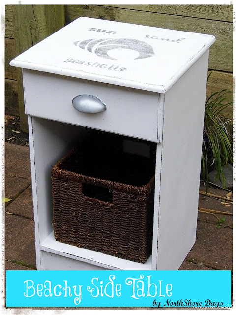 NorthShore Days.....: Beachy Side Table