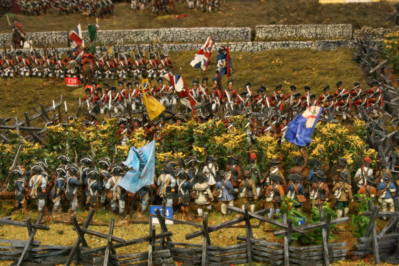 Historical Battles in Miniature: 40mm AWI Miniatures by David Bonk
