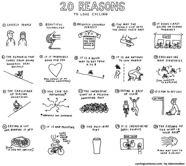 BicycleFriends.com: 20 Reasons to Love Cycling