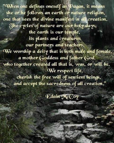 Elaina's Writing World: Pagan