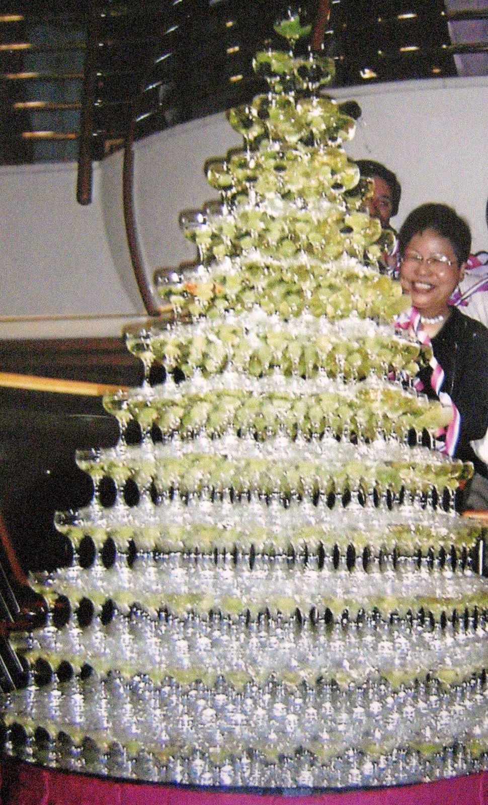 Cruise the Pacific: The Champagne Waterfall