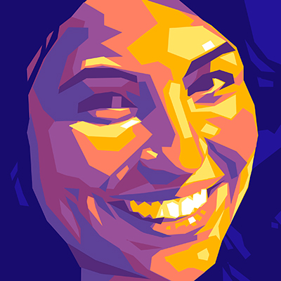 Color Block Portrait