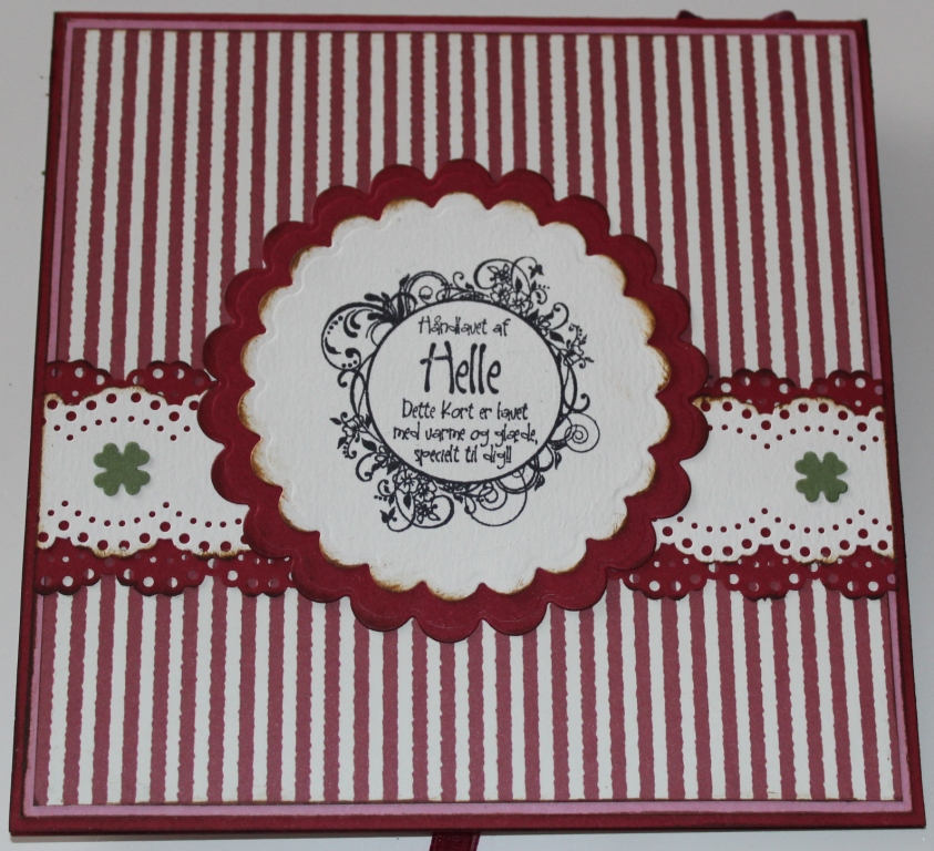 Helles kort: 4-års bryllupsdags kort (Blomster-bryllupsdag)