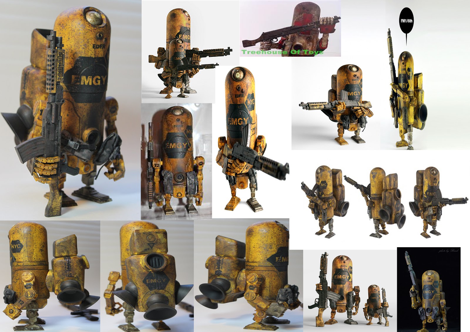 Liam Roberts BAGD YR2: Ashley Wood Robot Moodboards
