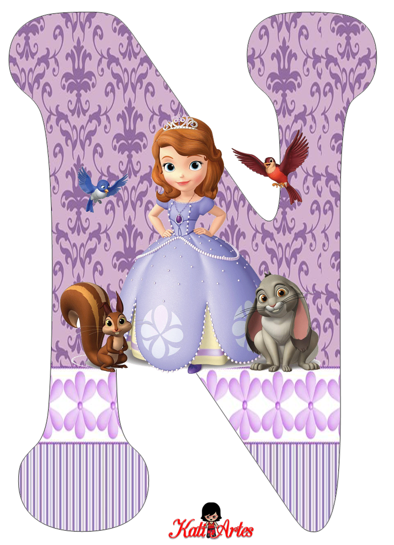 Alfabeto de Princesa Sofía. - Oh my Alfabetos!