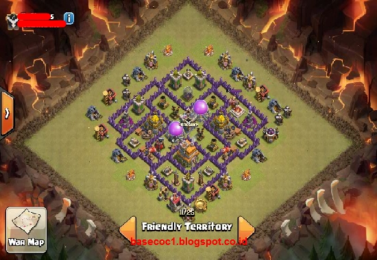 Base War TH 7 Terkuat dan Terbaru (Banyak Pilihan, Pilih Sak Karep Mu ...