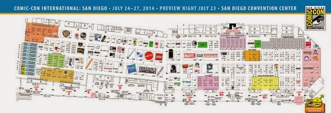 Mapas y horario de la San Diego Comic-Con 2014 - MuchCine.com 🥇 Cine ...