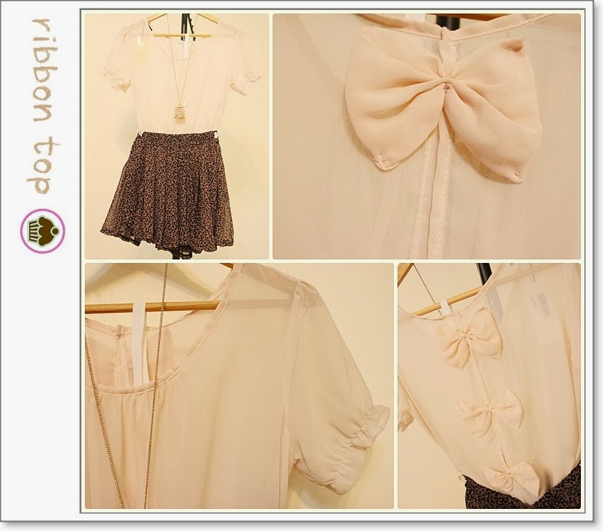 chap-four: ribbon top