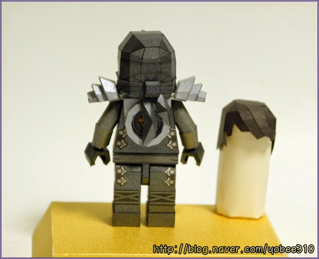 YOBEE'S LEGO MINI-FIGURE PAPER CRAFT: Lego Ninjago Cole (2013) Papercraft