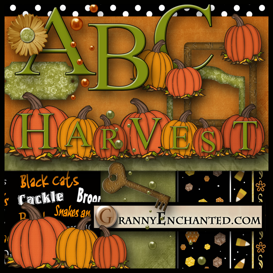GRANNY ENCHANTED'S BLOG: Free Kit 34 Autumn Digi Scrapbook Kit