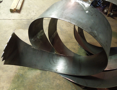 Reven Marie Swanson, Sculpture: Helix Fabric