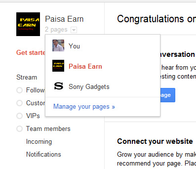 How To Create Fan Page On Google+ For Your Business! | Earn Online ...