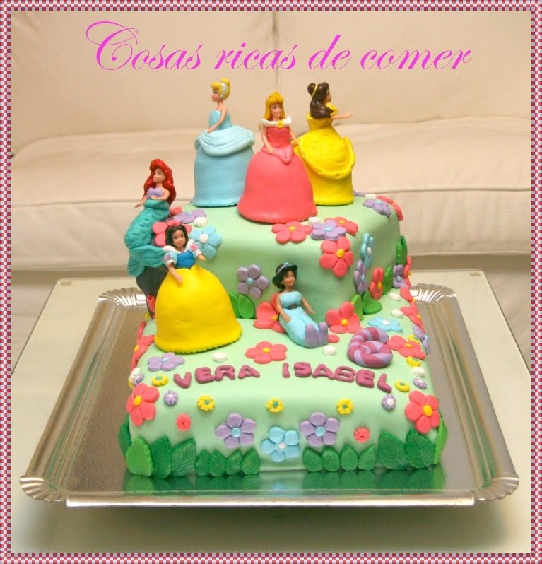 Pasteles de fondant princesas - Imagui