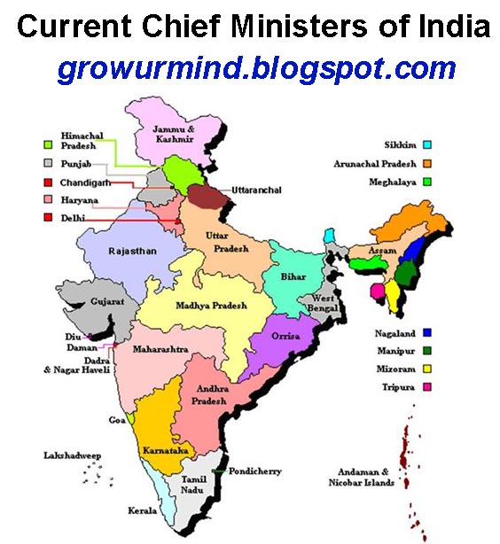 List of Current Chief Ministers of India 2018丨 All CM of India ...