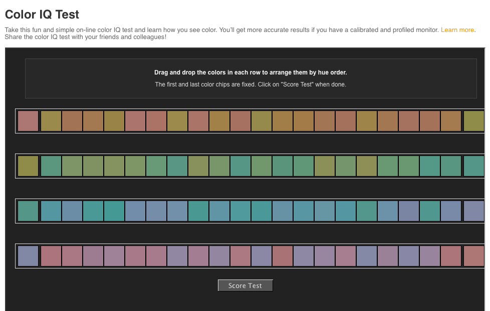 [BB-Blog]: X-Rite Color IQ Test: Learn How You Really See Color.