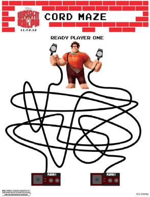 Free WRECK-IT RALPH Printable Activity Pages - Jinxy Kids