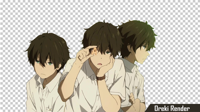 Oreki Houtaro Render Pack - I Iz Nub