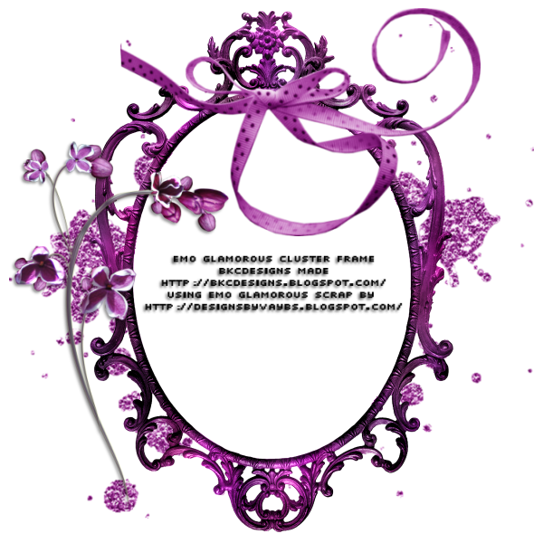 BKC Designs: Emo Glamorous Cluster Frame