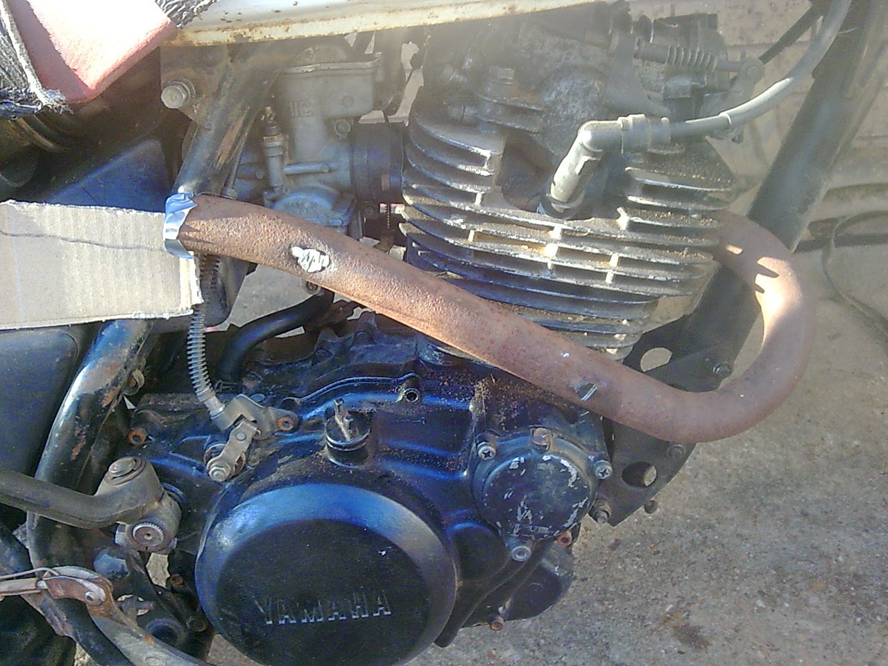 Shed adventures: 1980 XT 250 project