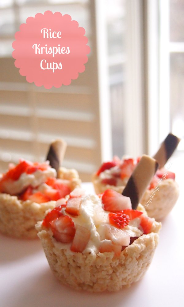 {What's for Afternoon Tea?} Rice Krispies Cups - Ting and Things