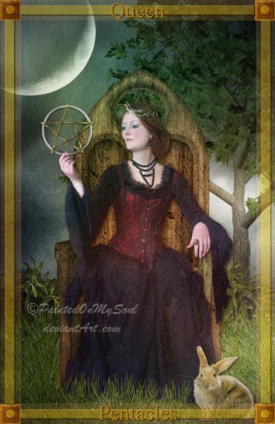 RETRO KIMMER'S BLOG: QUEEN OF PENTACLES: PROSPERITY AND SECURITY RETRO KIMMER'S BLOG: QUEEN OF PENTACLES: PROSPERITY AND SECURITY