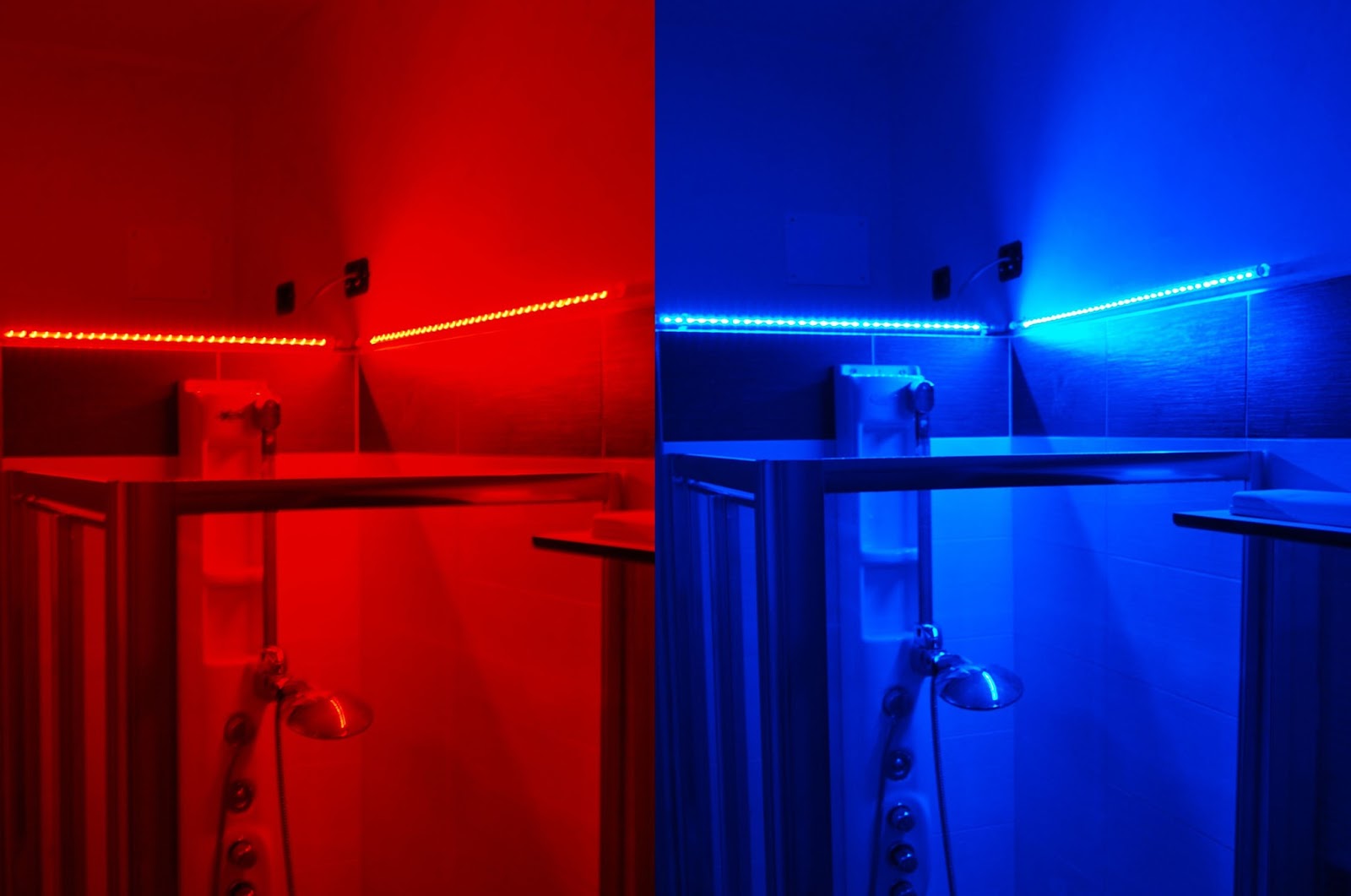 Pulizia della casa: Luci led per doccia