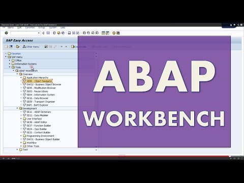 ABAP/4 PROGRAM GELİŞTİRME ORTAMI(ABAP WORKBENCH) ~ BIG DATA