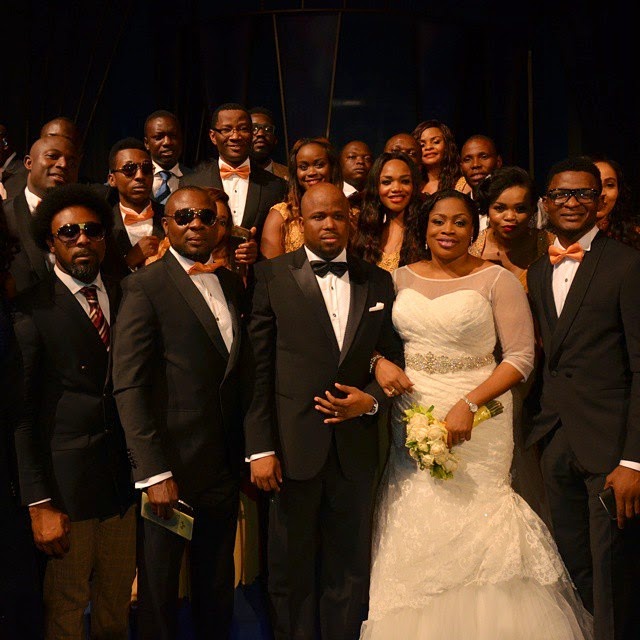 Sinach's Official Wedding Album - Makeup, Bridal Train, Groomsmen ...