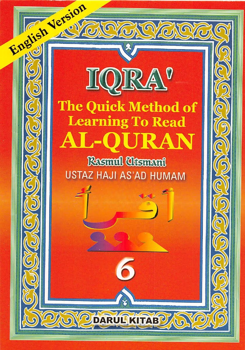 Iqra' Books 1-6 (English Version - PDF), The Quick Method of Learning To Read Al-Quran by Ustaz ...