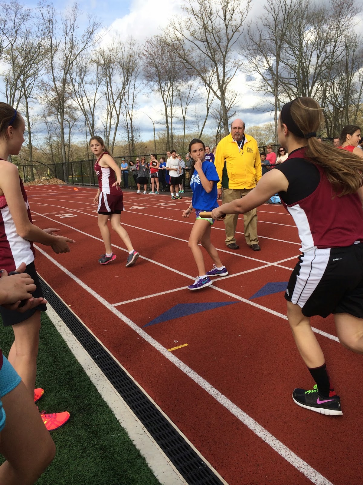 Millis Track & Field: Middle School Mohawks Race Panthers and Clockers