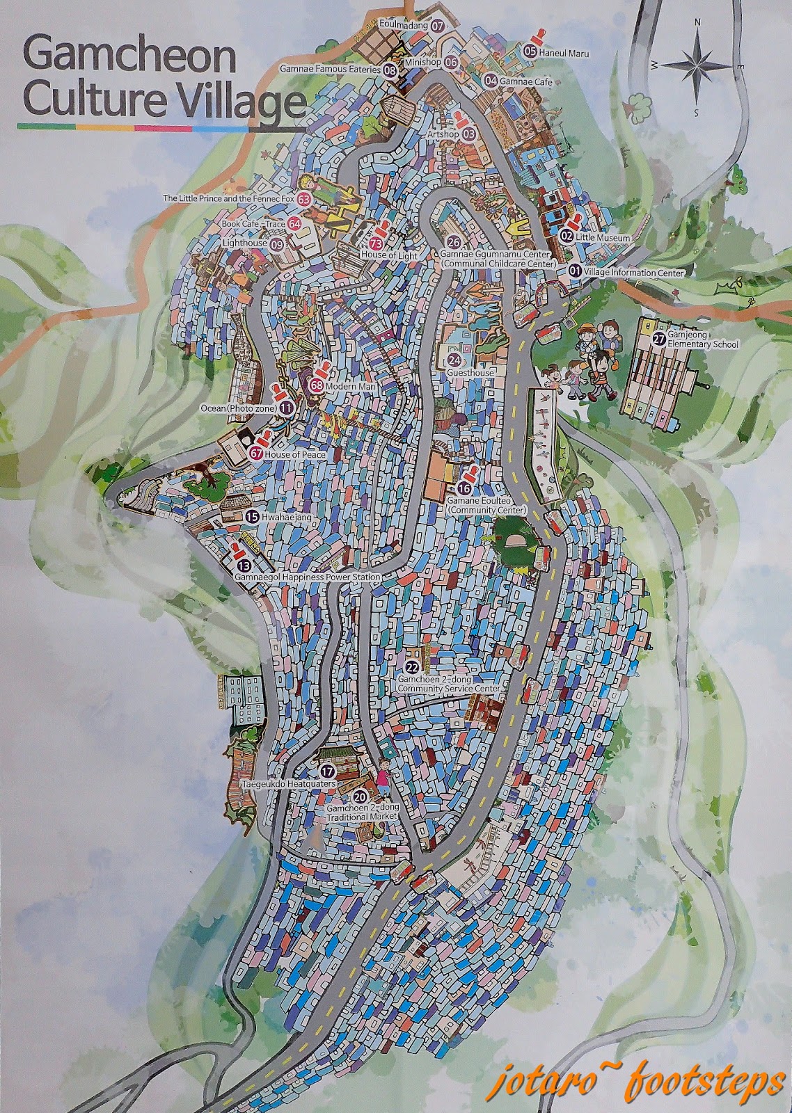 Footsteps - Jotaro's Travels: Sites : Gamcheon Culture Village Busan ...