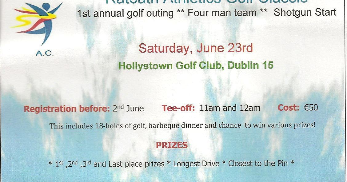 Ratoath Athletic Club: Reminder: Golf Classic fundraiser!